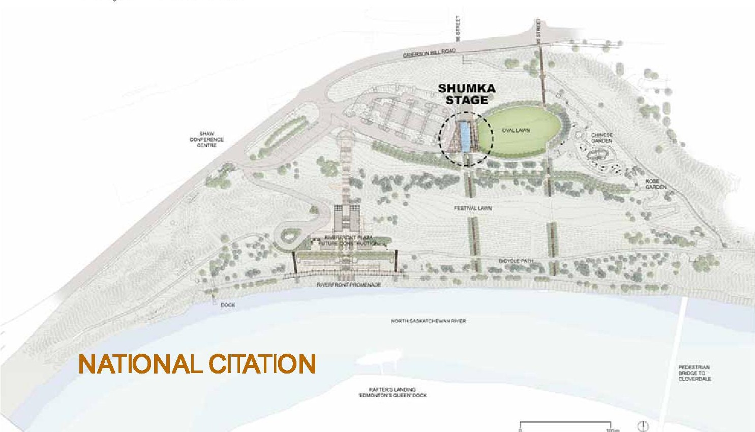 Scène Shumka (place Millennium), parc riverain Louise McKinney | AAPC ...