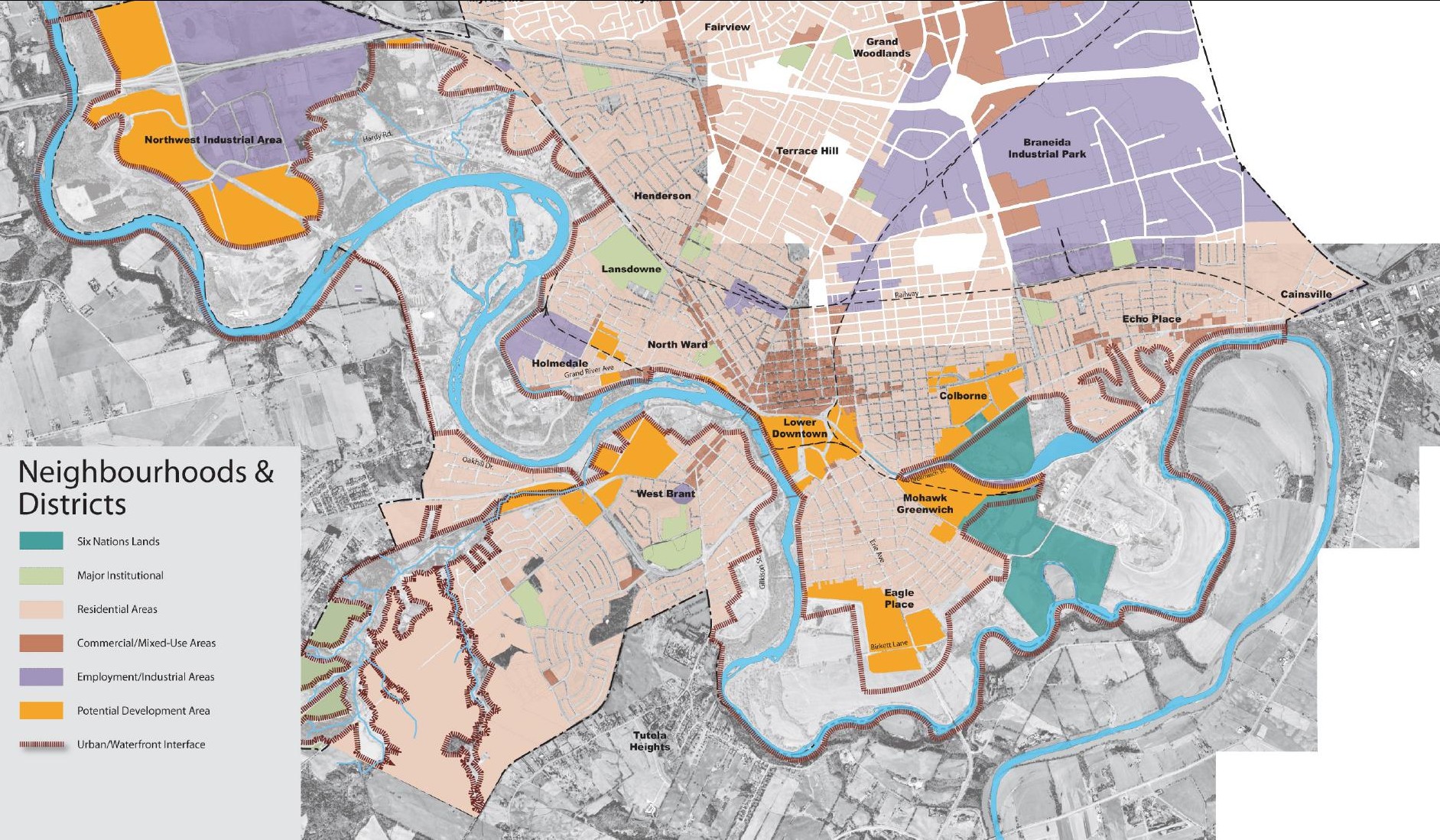 Waterfront Master Plan, Brantford | AAPC | CSLA